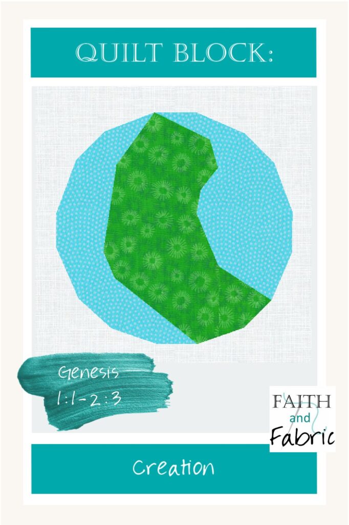Creation / Earth Quilt Block Pattern – Faith and Fabric