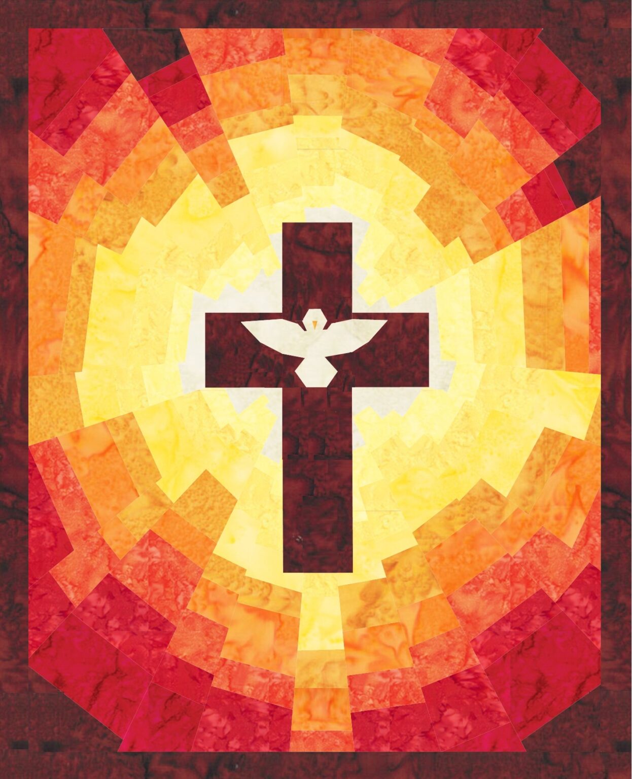 Spirit of Pentecost Quilt Pattern – Faith and Fabric