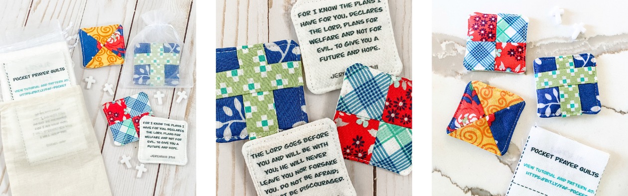 Pattern: Pocket Prayer Quilts + Kit – Faith and Fabric